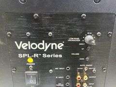 Velodyne Spl-R Series Subwoofer. - Dixon's Auction at Crumpton