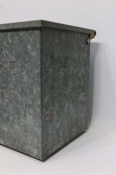 Vintage Sunrise Dairies Galvanized Milk Porch Box - Dixon's Auction at ...