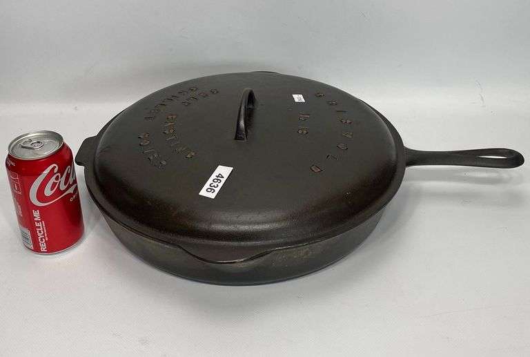 Antique Griswold No. 13 Self Basting Skillet with Self Basting Cover ...