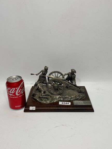 Molly Pitcher Battle of Monmouth Pewter Sculpture-Signed - Dixon's ...