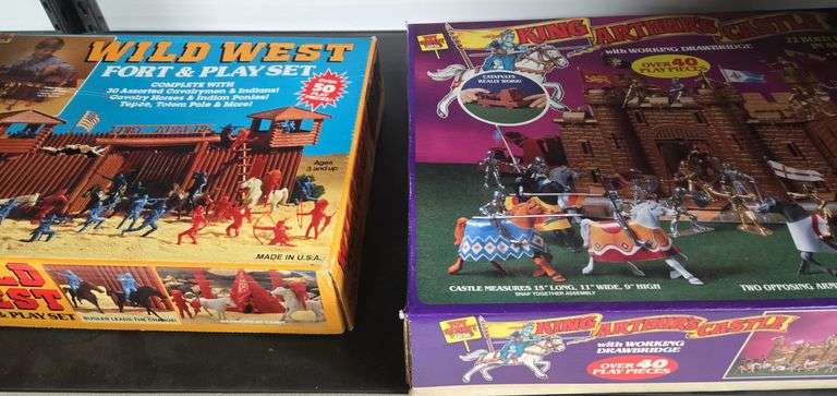 Vintage Marx Playsets, Wild West & King Arthur Toys - Dixon's Auction ...