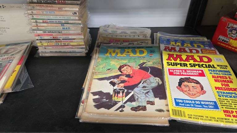Collection of Vintage Mad Magazines & Books - Dixon's Auction at Crumpton