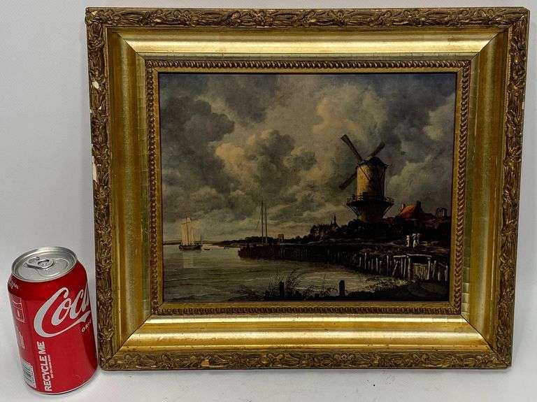 Dutch Print in Antique Gilt Frame - Dixon's Auction at Crumpton