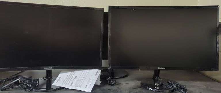(3) Samsung Cf39 Curved Monitor Displays (Untested) - Dixon's Auction ...