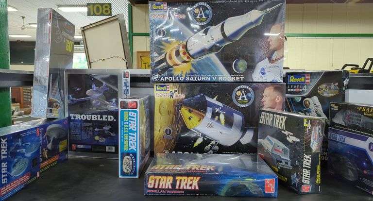 Collection of Space, Rocket & Star Trek Models - Dixon's Auction at ...
