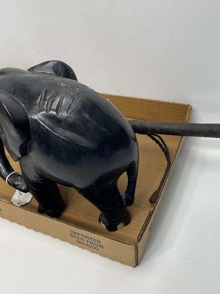 (4) Riding Crop, Carved Elephant, Miniature Anvil, Etc. - Dixon's ...
