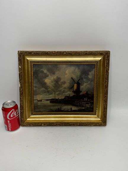Dutch Print in Antique Gilt Frame - Dixon's Auction at Crumpton