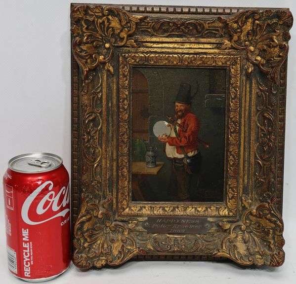 Peter Kraemer Oil Painting on Panel - Dixon's Auction at Crumpton