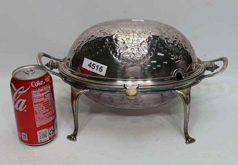 Antique Silverplate Revolving Server - Dixon's Auction at Crumpton