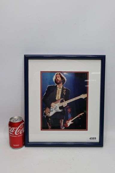 Eric Clapton Signed Photograph - Dixon's Auction at Crumpton