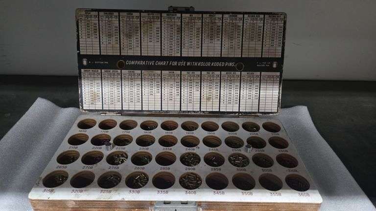 Vintage Esp Precision Pin Assortment in Box - Dixon's Auction at Crumpton