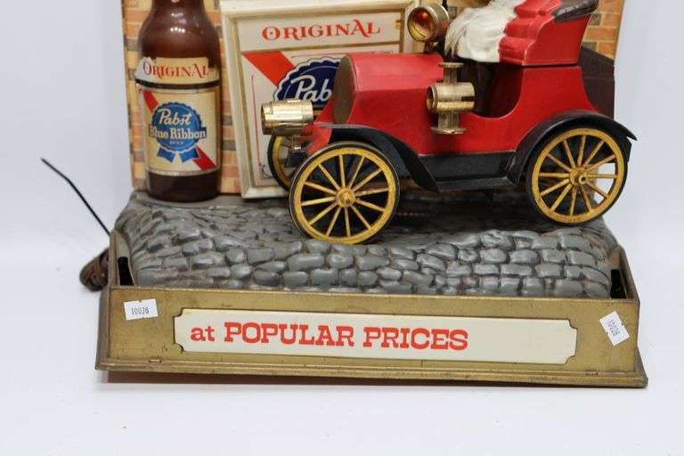 Vintage Pabst Blue Ribbon Automated Advertising Display - Dixon's ...