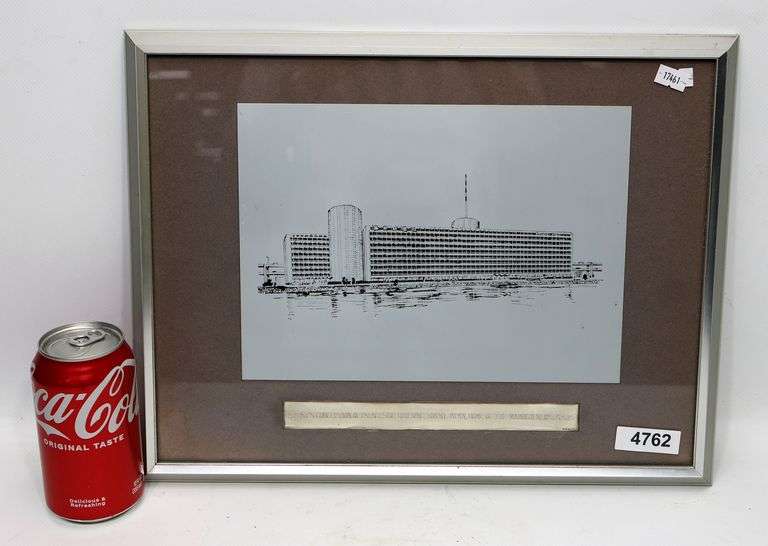 Artist's Concept of Palace Side Building Tokyo, Japan Home of Mainichi ...