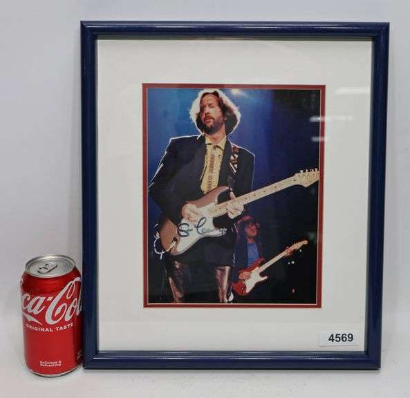 Eric Clapton Signed Photograph - Dixon's Auction at Crumpton