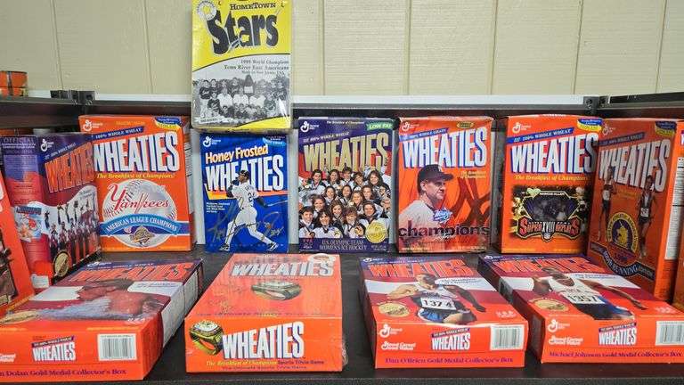 Collection of Vintage Wheaties Sports Theme Cereal Boxes - Dixon's ...