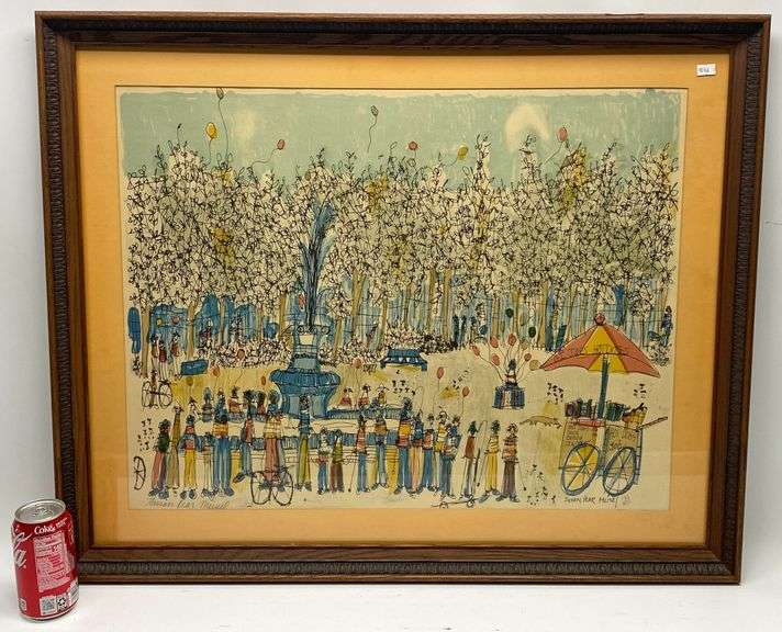 Susan Pear Meisel Artist Signed Print - Dixon's Auction at Crumpton