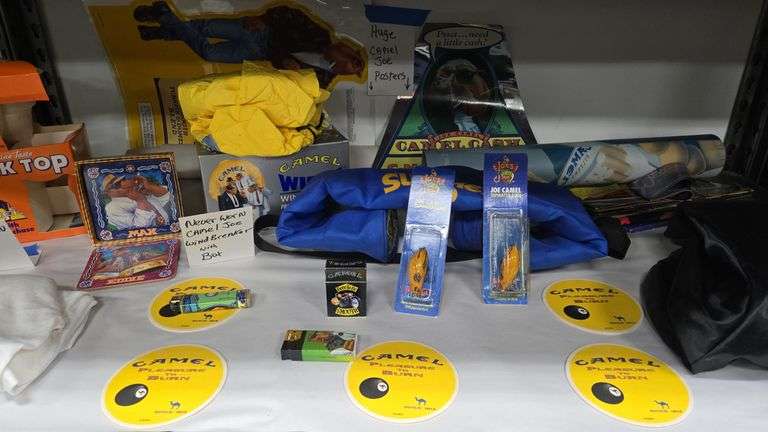 Collection of Camel Tobacco Advertising Items - Dixon's Auction at Crumpton