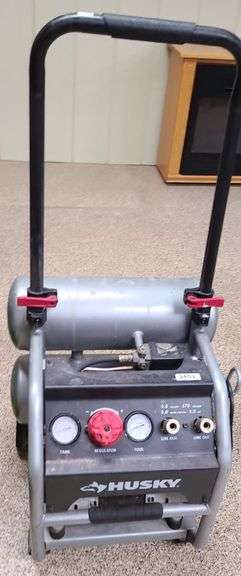 Husky 175 Max Psi Electric Portable Compressor, Tested, Works - Dixon's ...
