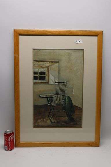 Print After Andrew Wyeth - Dixon's Auction at Crumpton