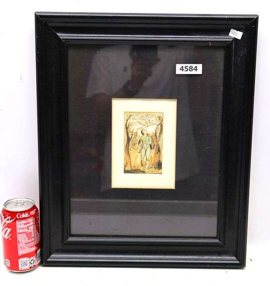 Print After William Blake - Dixon's Auction at Crumpton