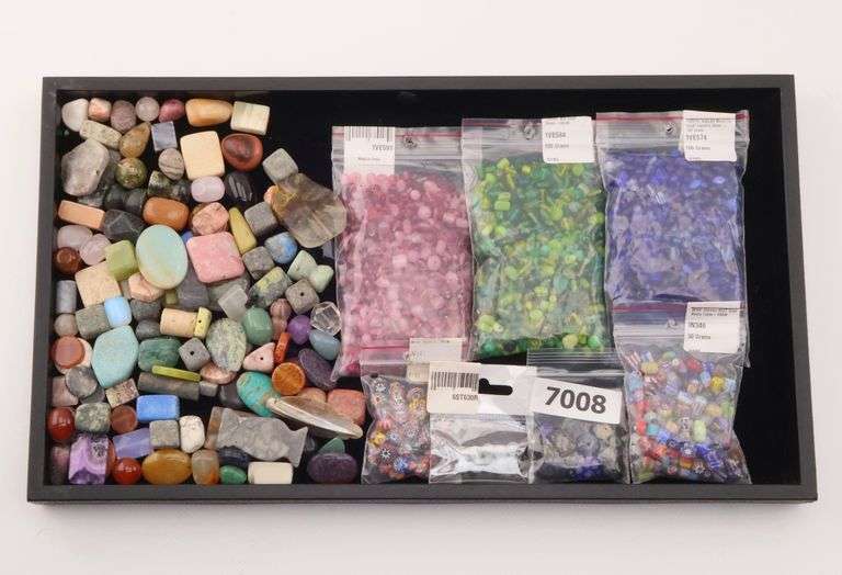Stone & Bead Lot - Dixon's Auction at Crumpton