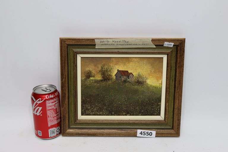 David Knowlton III Oil Painting - Dixon's Auction at Crumpton