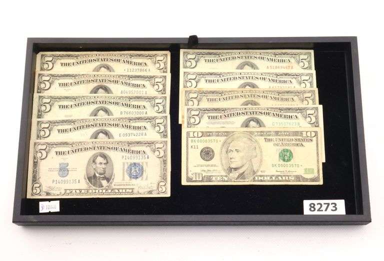 U.S. $5 Silver Certificates and Reserve Notes. $55 Face Value - Dixon's ...