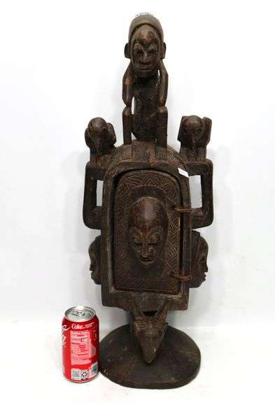 African Carved Wood Box - Dixon's Auction at Crumpton