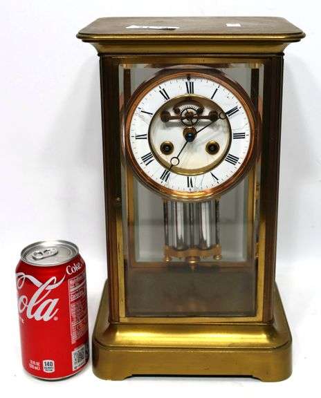 Antique Crystal Regulator Clock - Dixon's Auction at Crumpton