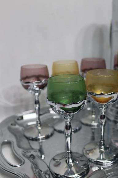 Art Deco Chrome Drink Set - Dixon's Auction at Crumpton