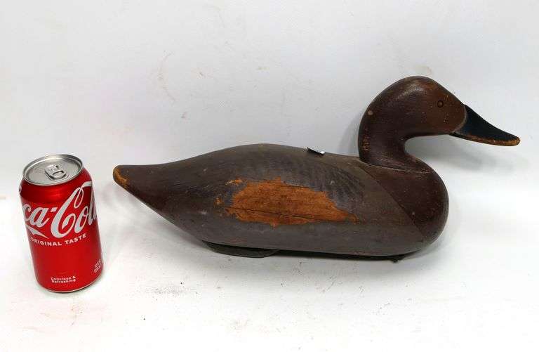 R. Madison Mitchell (Attributed) Canvasback Duck Decoy - Dixon's ...