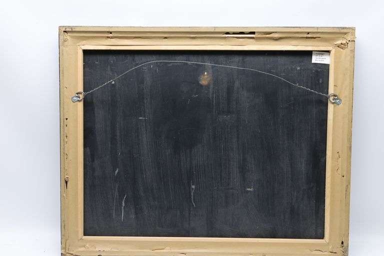 Rex Sexton "Catnip" Acrylic on Board Outsider Art Painting - Dixon's ...