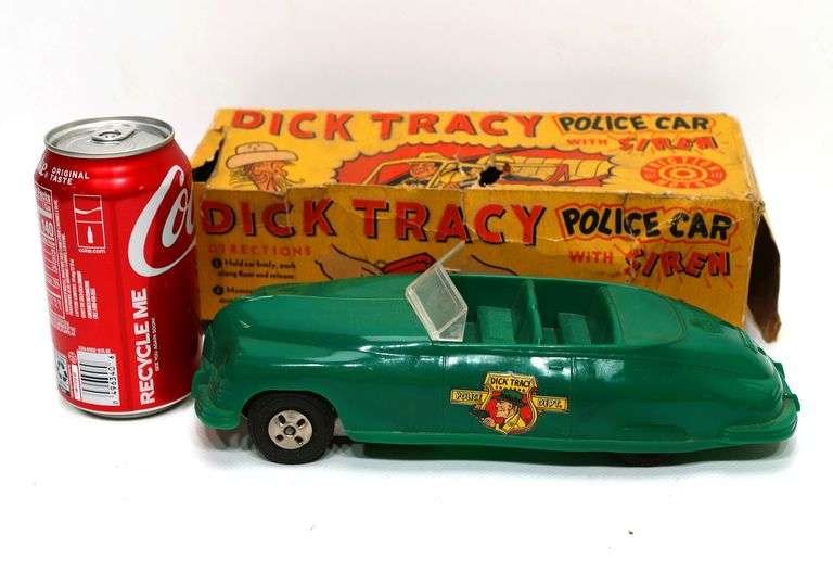 Vintage Marx Dick Tracy Police Car with Box - Dixon's Auction at Crumpton