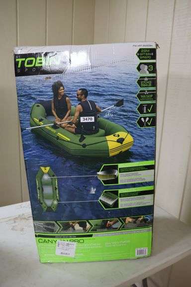 Tobin Sports 2.9meter X 1.2meter Canyon Pro Inflatable Boat, Open Box ...