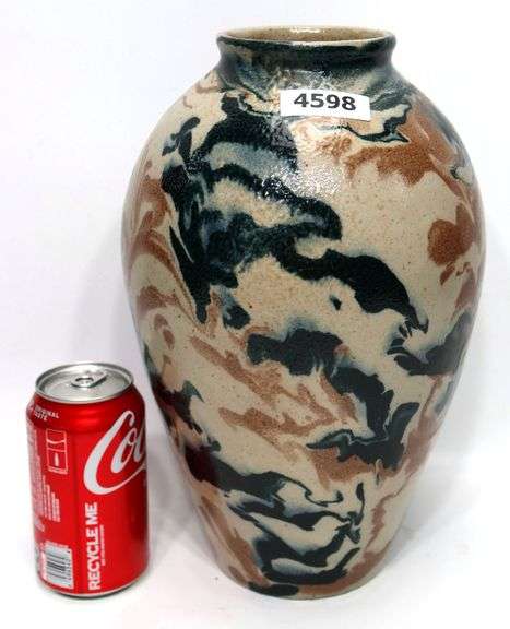 Antique C.B. Masten For Auman Art Pottery Lamp Base-Signed Sg - Dixon's ...
