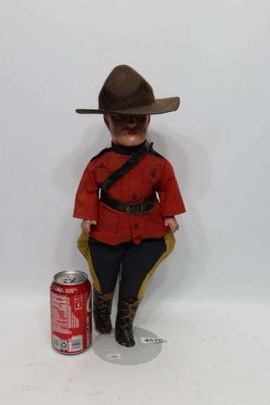 Vintage Canadian Mountie Doll - Dixon's Auction at Crumpton