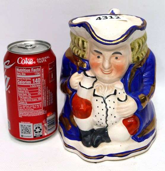 Vintage Toby Mug Bank - Dixon's Auction at Crumpton