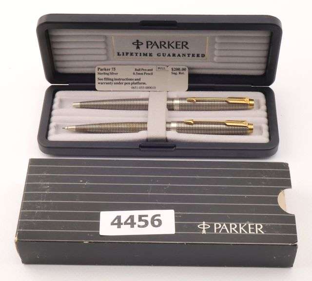 Parker Sterling Silver 75 Ballpoint and Pencil (2) Piece Set - Dixon's ...