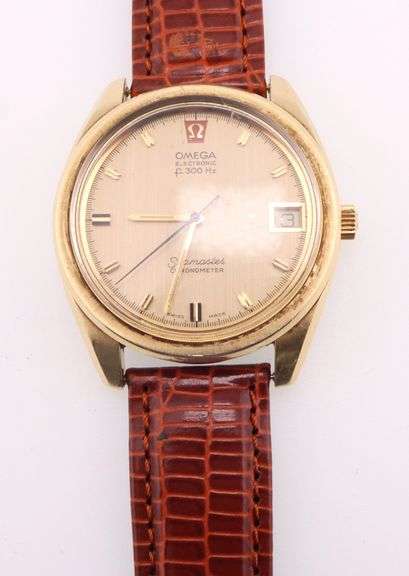 Omega Electronic F 300 Hz Seamaster Chronometer Wrist Watch - Dixon's ...