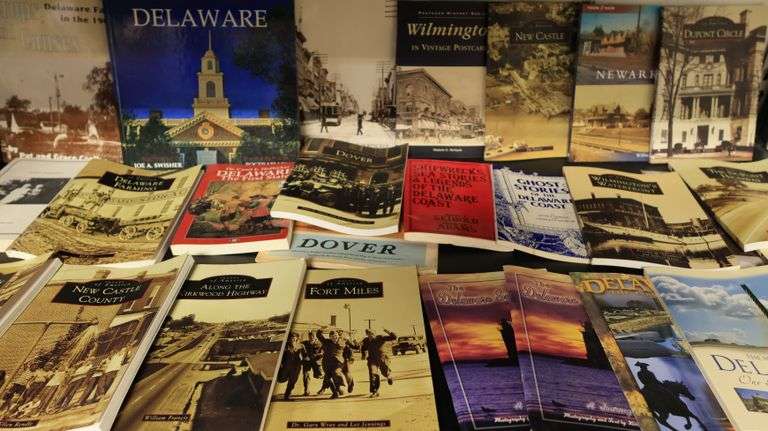 Lot of Books on the History of Delaware - Dixon's Auction at Crumpton