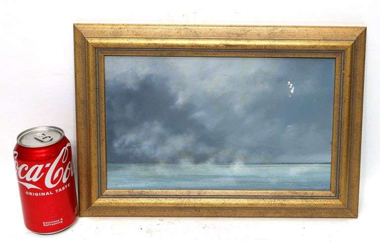 AL Barker Oil Painting-Some Losses to Paint - Dixon's Auction at Crumpton