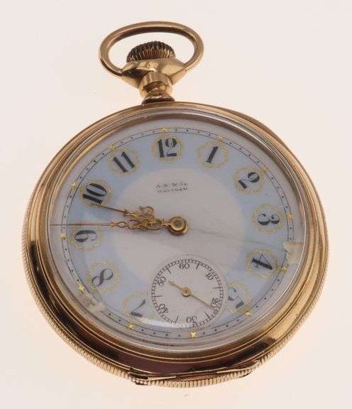American Waltham Gold-Filled 15j, 16s Riverside 1890 Pocket Watch ...