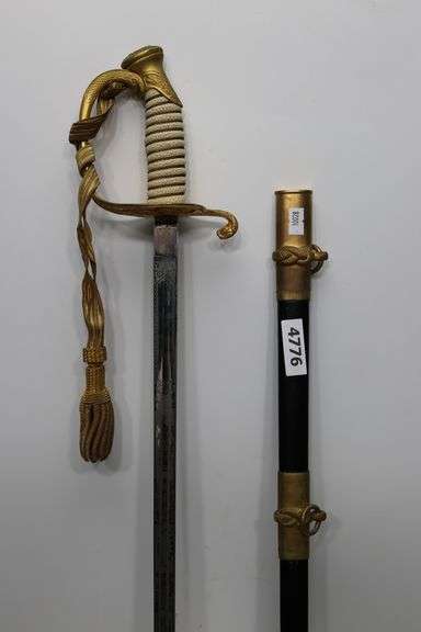 Vintage Hilborn Hamburger Inc. Military Sword with Case - Dixon's ...