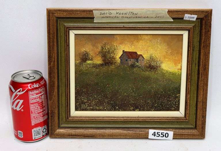 David Knowlton III Oil Painting - Dixon's Auction at Crumpton