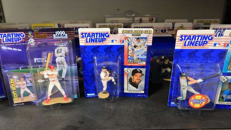 Lot of Starting LineUp Baseball Action Figures Nos - Dixon's Auction at ...