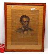 Antique Frederick Halpin Engraving of Abraham Lincoln - Dixon's Auction ...