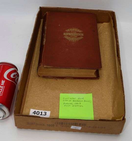 Life of Jefferson Davis, Pollard, 1869 First Edition Civil War Book ...