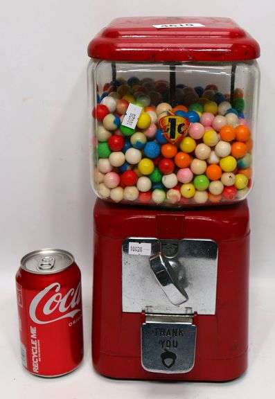 Vintage Gumball Vending Machine - Dixon's Auction at Crumpton
