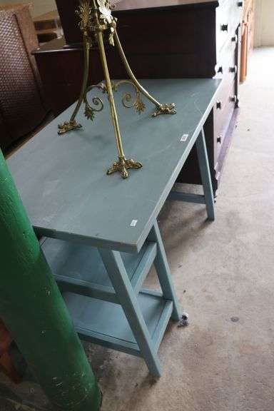 Modern Painted Desk - Dixon's Auction at Crumpton