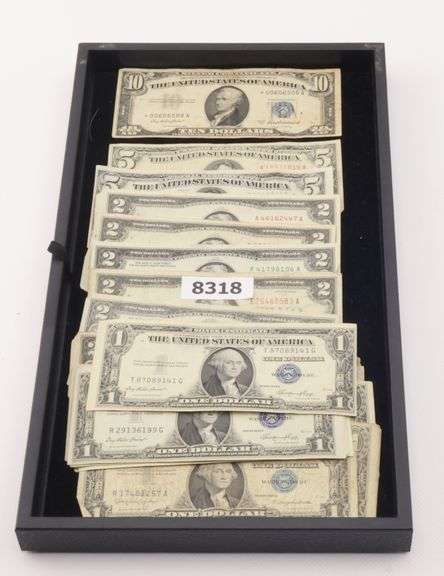 Group of U.S. Paper Currency. Includes Silver Certificates and Federal ...